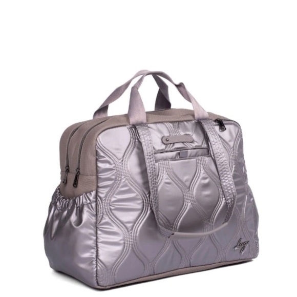 lug | Bags | Nwt Lug Aviator Toteweekender Bag Metallic Pearl | Poshmark